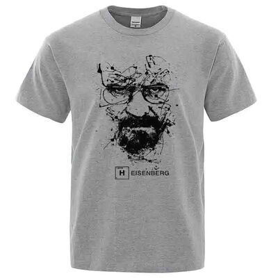 Men Fashion Casual Top Quality 100% Cotton Breaking Bad T Sh