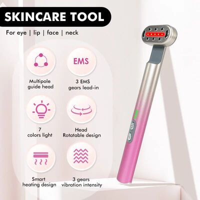 EMS Microcurrent Face Lifting Device Eye Neck Massager LED B