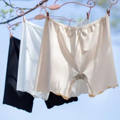 1/2/3PCS Seamless Safety Short Pants Summer Women  Boxers Fo