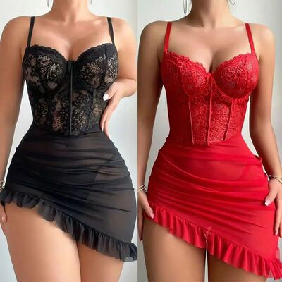Transparent Underwire Bra Erotic Set Sexy Fairy Lingerie Wom