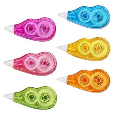 6pcs Correction Tape Stationery 12m Large Capacity Tape