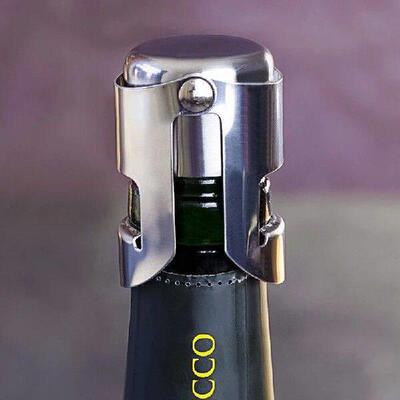 Stainless Steel Champagne Wine Bottle Stopper, Kitchen