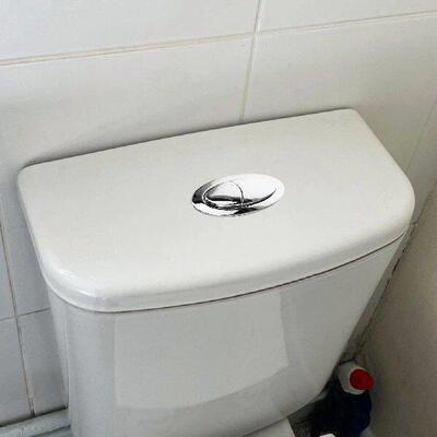 2 Pcs Water Tank Toilet Flush Button Handle Replacement Kit