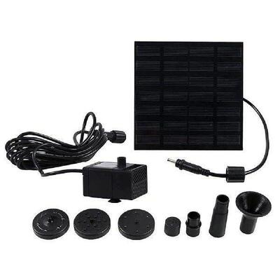 1.4W Solar Power Water Fountain Pump with 7 Nozzles