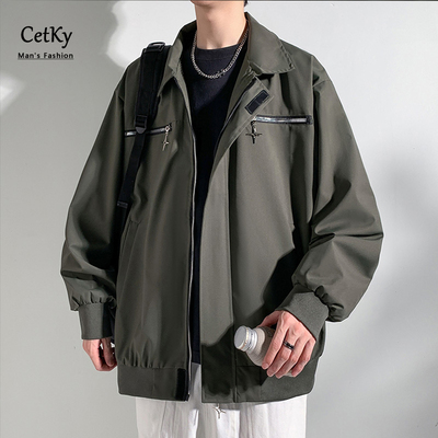 CetKy冲锋衣外套男男装工装夹克