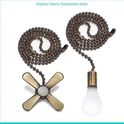 H7BF Pack of 2 Elegant Pull Chain Ornaments Ceiling Fans