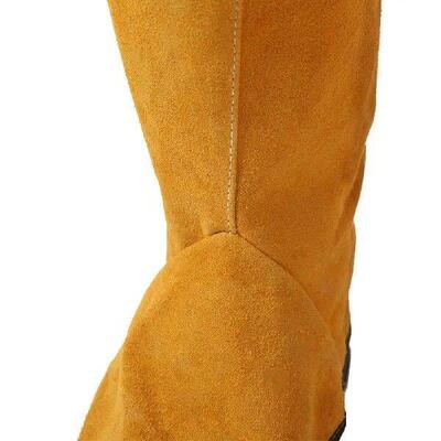 Workplace Welding Leather Long Shoes Boots Leather Welding