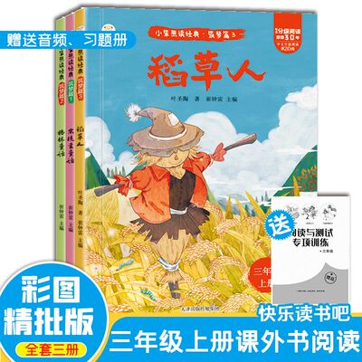 全套3册稻草人书三年级上册必读课外书正版快乐读书吧3上格林安徒