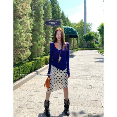 44AaSi甜酷原创拼接橡筋