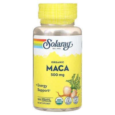 Solaray,Organic Maca, 500 mg, 100 Organic Capsules