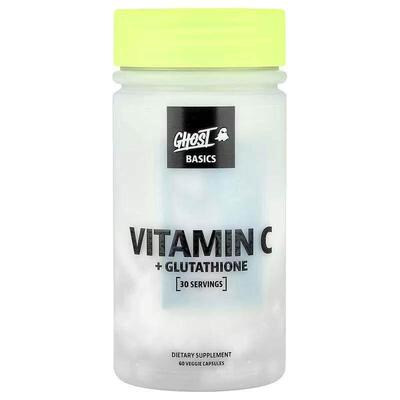 Ghost Basics维生素C+谷胱甘肽膳食补剂抵抗健康VC成人