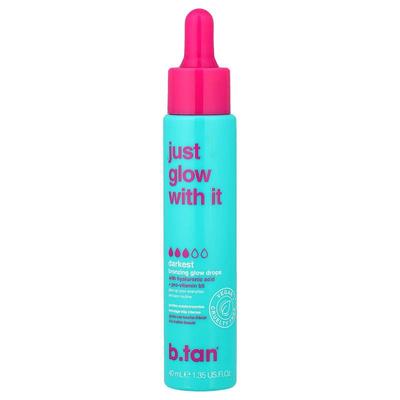 b.tan,Just Glow With It, Bronzing Glow Drops, Darkest , 1.35