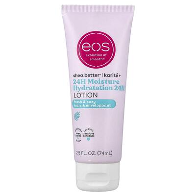 EOS,Shea Better™, 24H Moisture Lotion, Fresh & Cozy, 2.5 fl