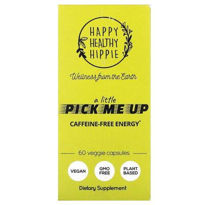 Happy Healthy Hippie,A Little Pick Me Up, Caffeine Free Ener
