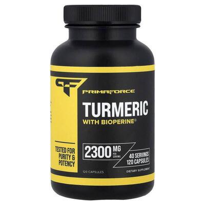 Primaforce,Turmeric with Bioperine®, 120 Capsules