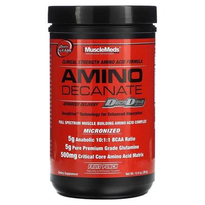 MuscleMeds,Amino Decanate Energy，草莓猕猴桃，13.96 盎司（39