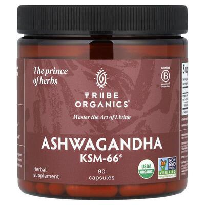 Tribe Organics,南非醉茄 KSM-66®，90 粒胶囊