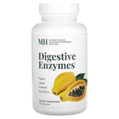 Michael's Naturopathic,消化酶胶囊, 180 粒
