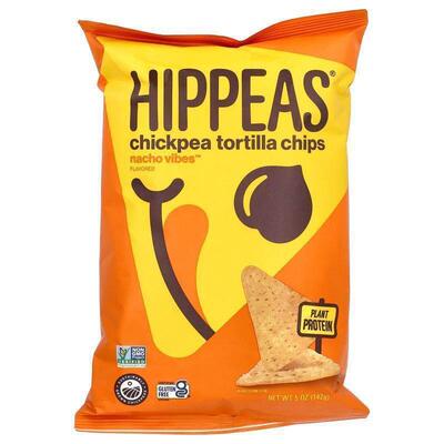Hippes，鹰嘴豆玉米饼片，Nacho Vibes，5盎司（142克）