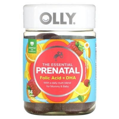 OLLY,The Essential Prenatal, Sweet Citrus, 84 Gummies