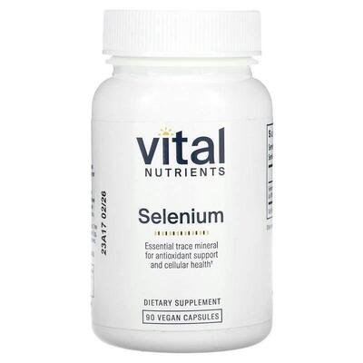 Vital Nutrients,Selenium, 90 Vegan Capsules