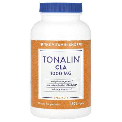 The Vitamin Shoppe,Tonalin® CLA，1000 毫克，180 粒软胶囊