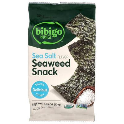 Bibigo,海藻零食，海盐味，0.35 盎司（10 克）