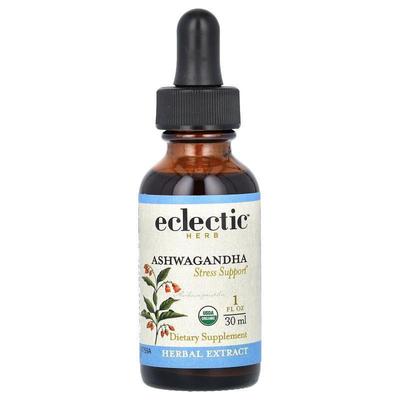 Eclectic Institute,Herb, Ashwagandha, 1 fl oz (30 ml)