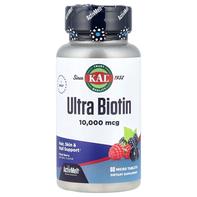 KAL生物维生素ActivMelt维生素 B7（生物维生素）假日保持好时光