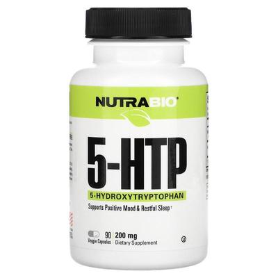 Nutrabio Labs,5-HTP，200 毫克，90 粒素食胶囊