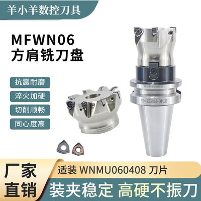 方肩90°重切削MFWN06铣刀盘