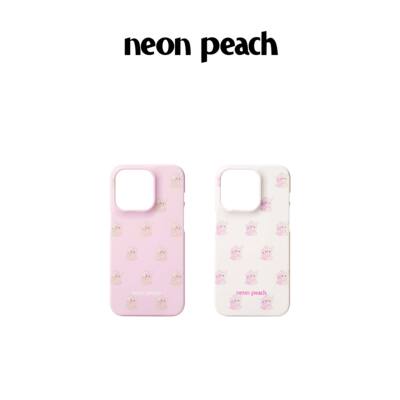 NEON PEACH OFFICE霓桃原创设计抱抱兔系列iphone手机壳