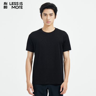 【商场同款】利郎奥莱短袖t恤衫2026年夏季新款时尚休闲圆领短t男