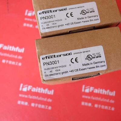 议价PN3001 易福门全新压力传感器 PN-250-SBR14-MFPKG/US/ /V