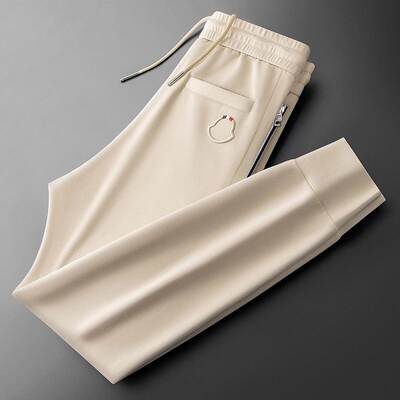 MAROLIO~专柜高品质！高端空气棉休闲裤男士春夏修身小脚运动卫裤