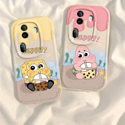 海绵宝宝一加12手机壳ace3全包1加11+ace2v保护壳防摔oppo可爱一加ACE2pro硅胶套卡通oneplusaec竞速版9R女8t