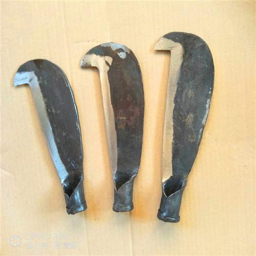 永康铁铺农用镰刀 一体锻打割草镰刀 不锈钢砍柴刀具