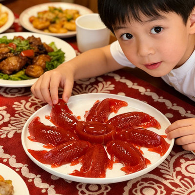 红叶牌八方来财山楂鱼招财进宝好运锦鲤桂花山楂糕年年有余货送礼