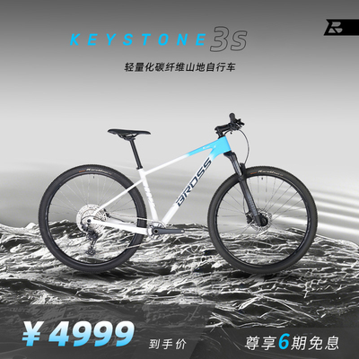 BROSS碳纤维山地车油碟K3