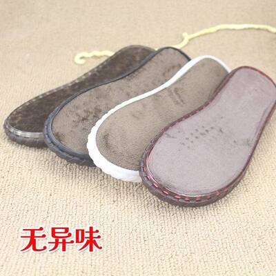 手工底钩线鞋鞋牛UQB筋底冬款钩毛鞋透水晶底编明织毛线鞋底防滑