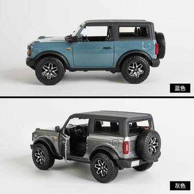 美驰图1:24福特2021Bronco Badlands仿真合金汽车模型成品带底座