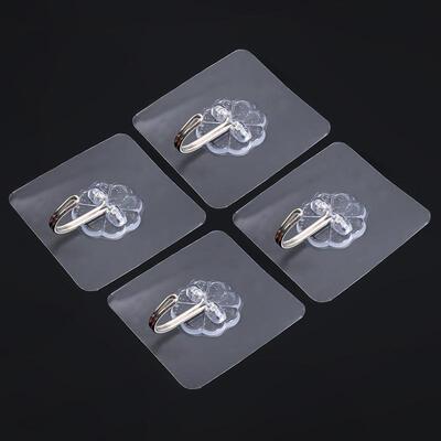 Strong Adhesive No-Drill Hook for Hanging, Suitable for Kitc