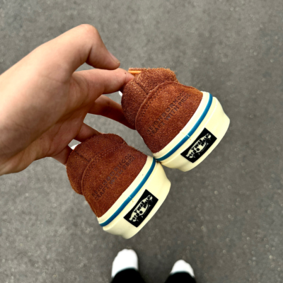 Ftmd小屁孩联名sk8 low低帮男女休闲鞋美拉德棕全麂皮滑板鞋
