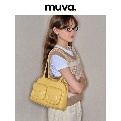 多口袋小众腋下包大容量女包