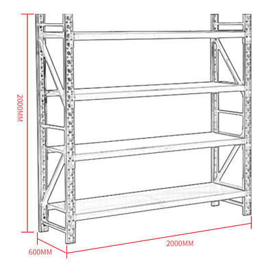 货架仓库仓储g置物架家用阳台地下室多层储物架展示架加厚角钢铁