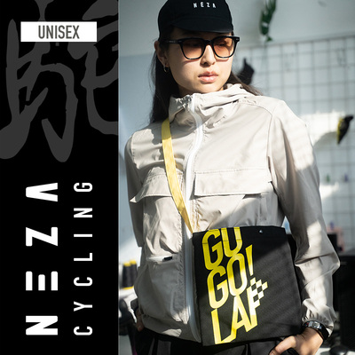 NEZA驼.乌骓户外单肩帆布包 通用通勤摩托车W骑行赛事补给袋
