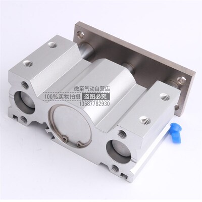 SMC型三杆导杆气缸 MGQL MGQM32-25-30-40-50-63-7P5-100-125 MGQ