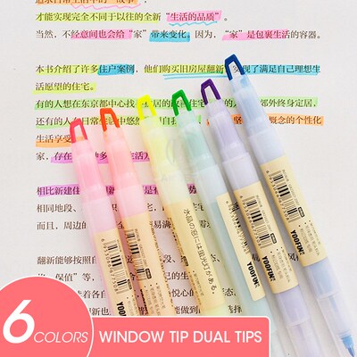 Andstal 12 Colors New Window Tip Pastel Color Highligh.ter P