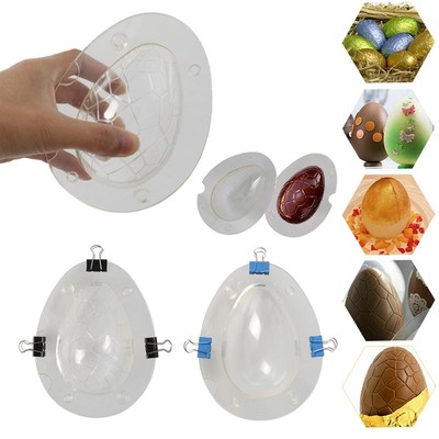 极速3D Easter Egg Shape Movld Chocolate Candy Mould Fondant