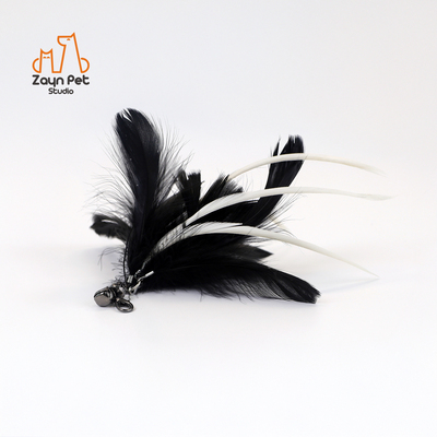 Zayn咱吖真羽物料足带铃铛多色